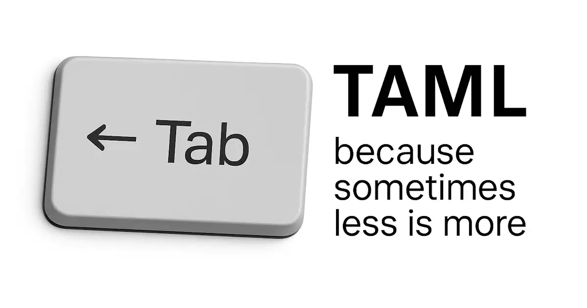 TAML - Tab Annotated Markup Language
